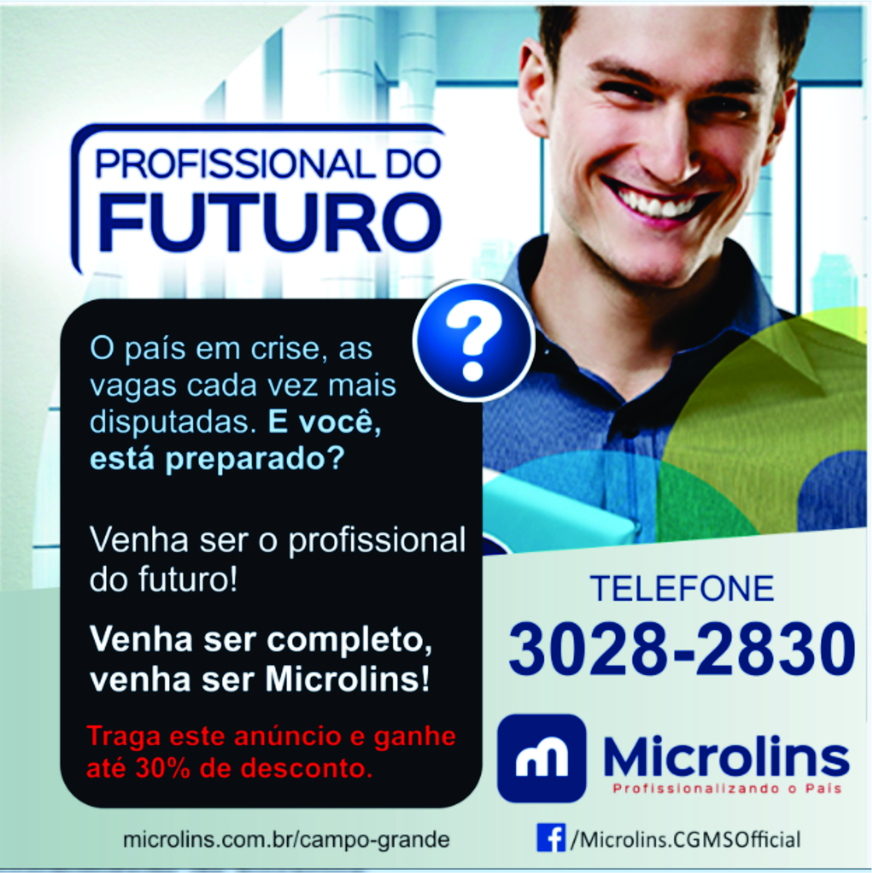 Jornal Meu Emprego - MS - Vaga - Cursos Microlins - Venha ser Completo ...